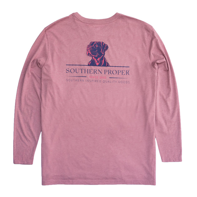 Proper Crest Long Sleeve Tee | Southern Proper